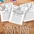 12 Month Colouring Calendar for Kids, Printable Calendar to Colour ...