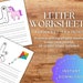 Letter Practice Sheets, Montessori Letters, Letter Worksheet Activity ...