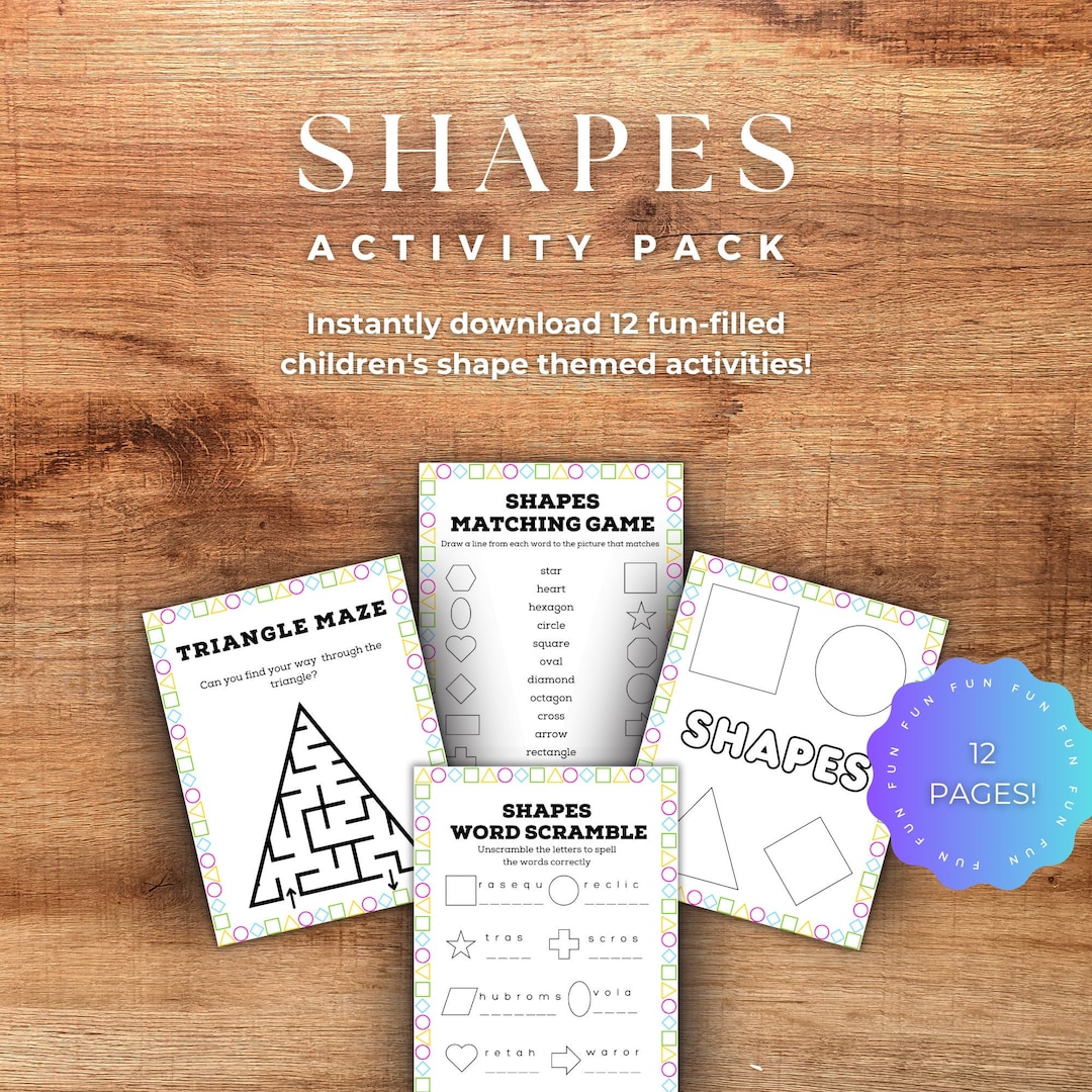 Kids Shapes Games, Shapes Worksheets, Shapes Activities for Kids ...