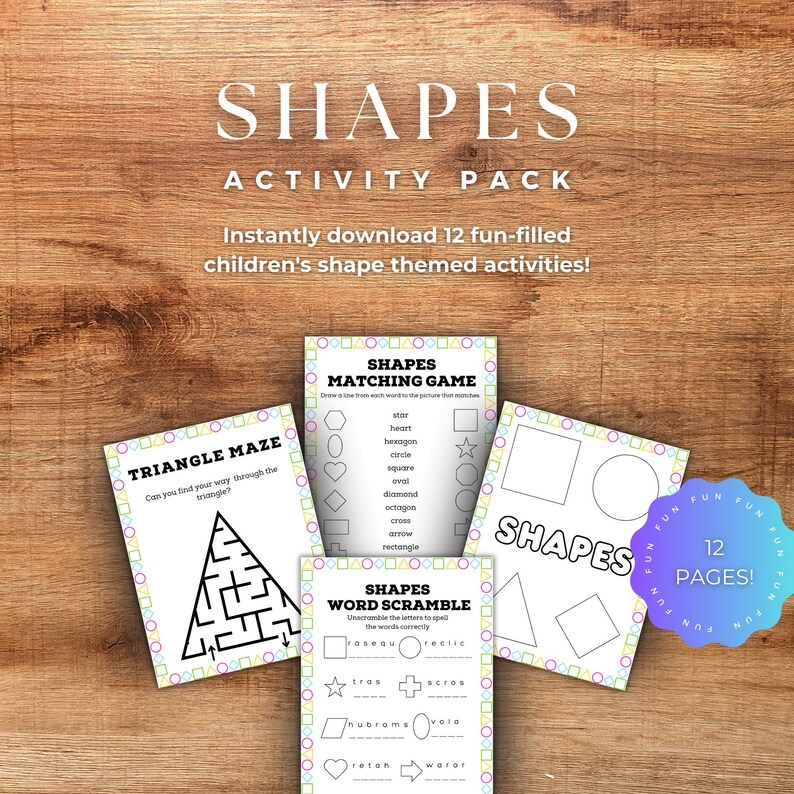 Kids Shapes Games, Shapes Worksheets, Shapes Activities for Kids ...
