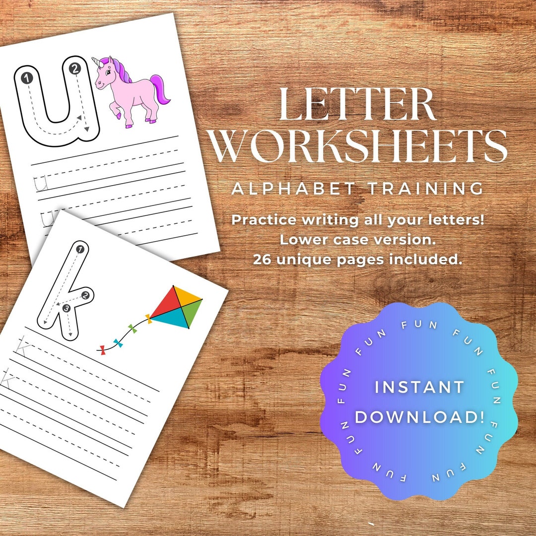 Letter Practice Sheets, Montessori Letters, Letter Worksheet Activity ...