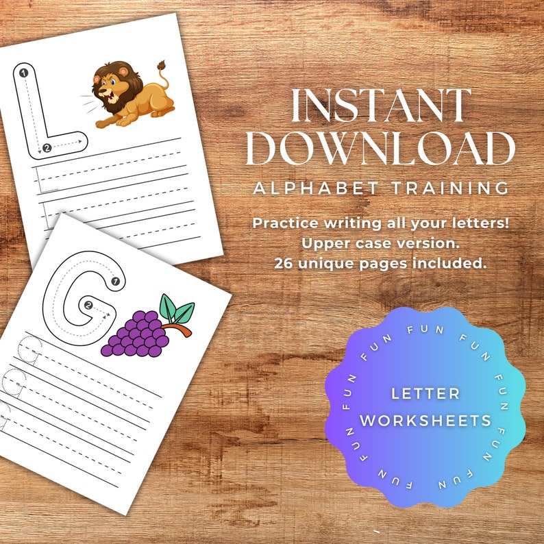 Letter Practice Sheets, Montessori Letters, Letter Worksheet Activity ...