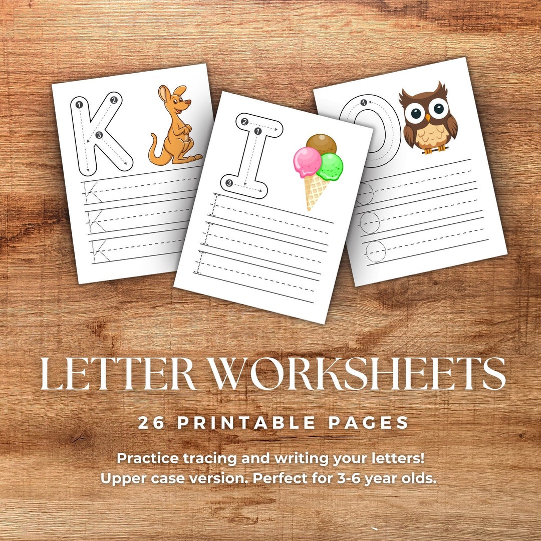 Letter Practice Sheets, Montessori Letters, Letter Worksheet Activity ...