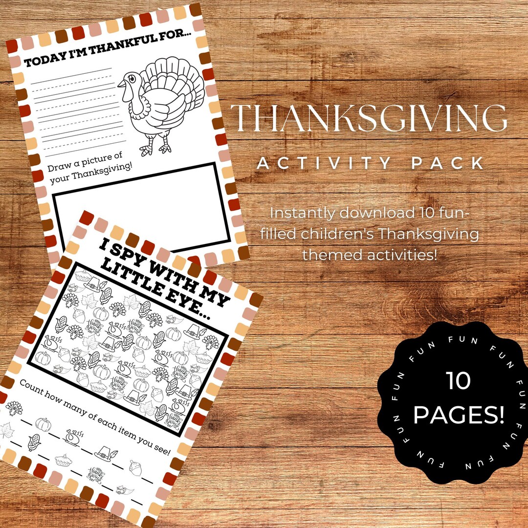 Thanksgiving Themed Activities, Thanksgiving Worksheets, Kids ...
