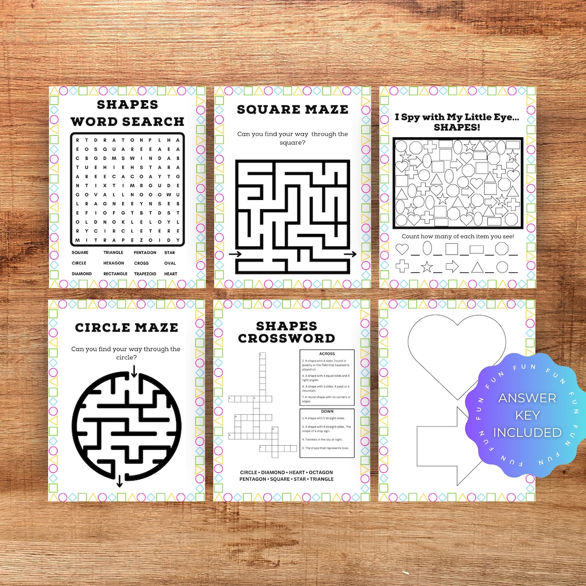 Kids Shapes Games, Shapes Worksheets, Shapes Activities for Kids ...