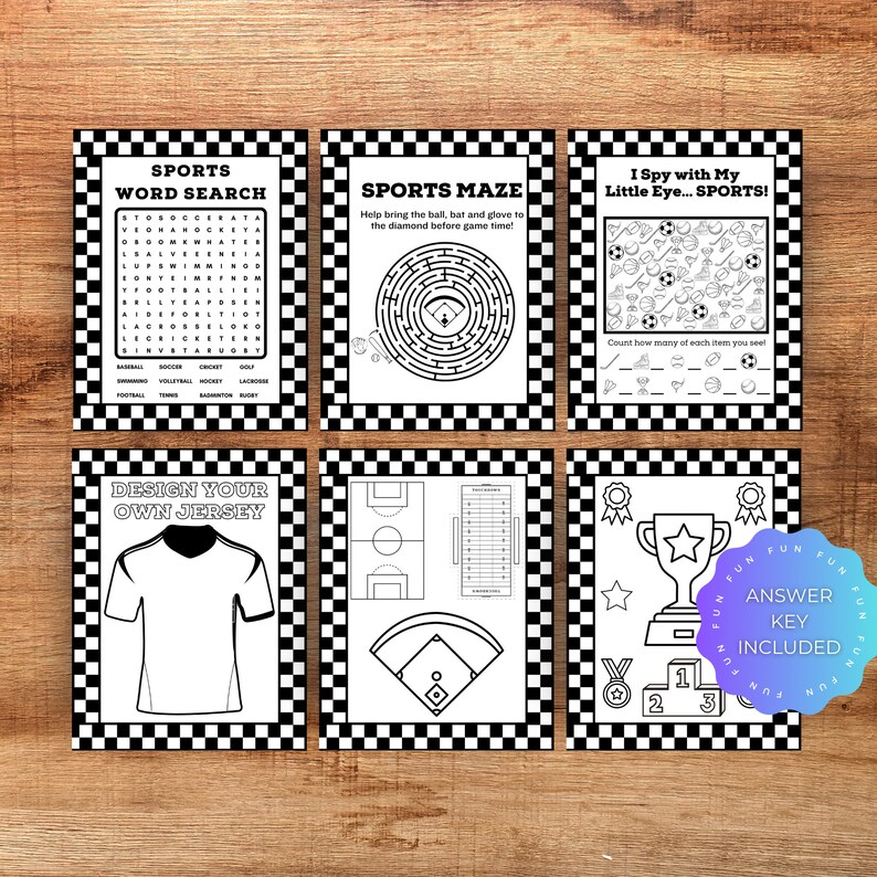 Sports Themed Games, Kids Sports Activities, Sports Games for Kids ...