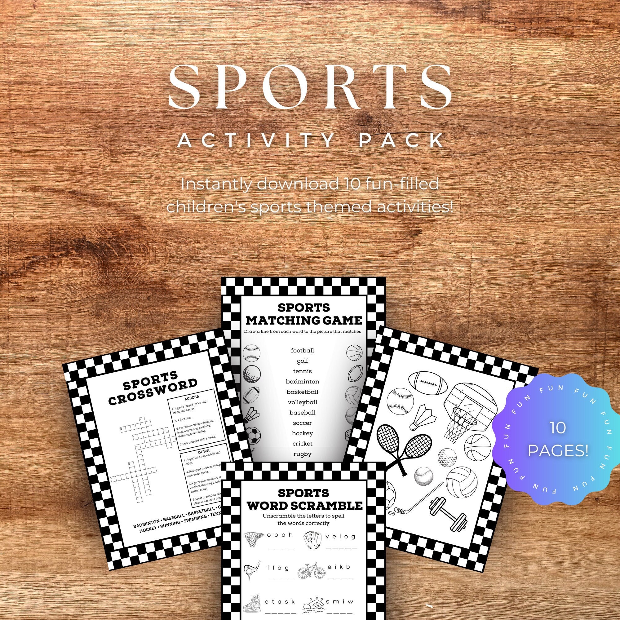 Sports Themed Games, Kids Sports Activities, Sports Games for Kids ...