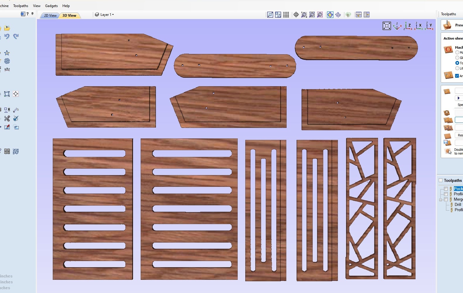Wood Fruit Basket - Digital File Only, SVG, DXF, CRV, Vcarve Pro File ...