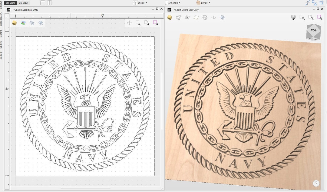 Navy Seal Only Digital Files (clean) for CNC and Laser - Svg Dxf Crv - Etsy