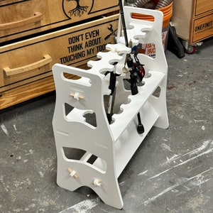 Fishing Rod Holder V2 SVG, DXF and CRV Files for Cnc Using Vectric ...