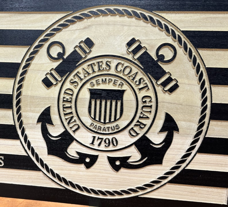 Coast Guard Seal Only Digital Files (clean) for CNC and Laser - Svg Dxf ...
