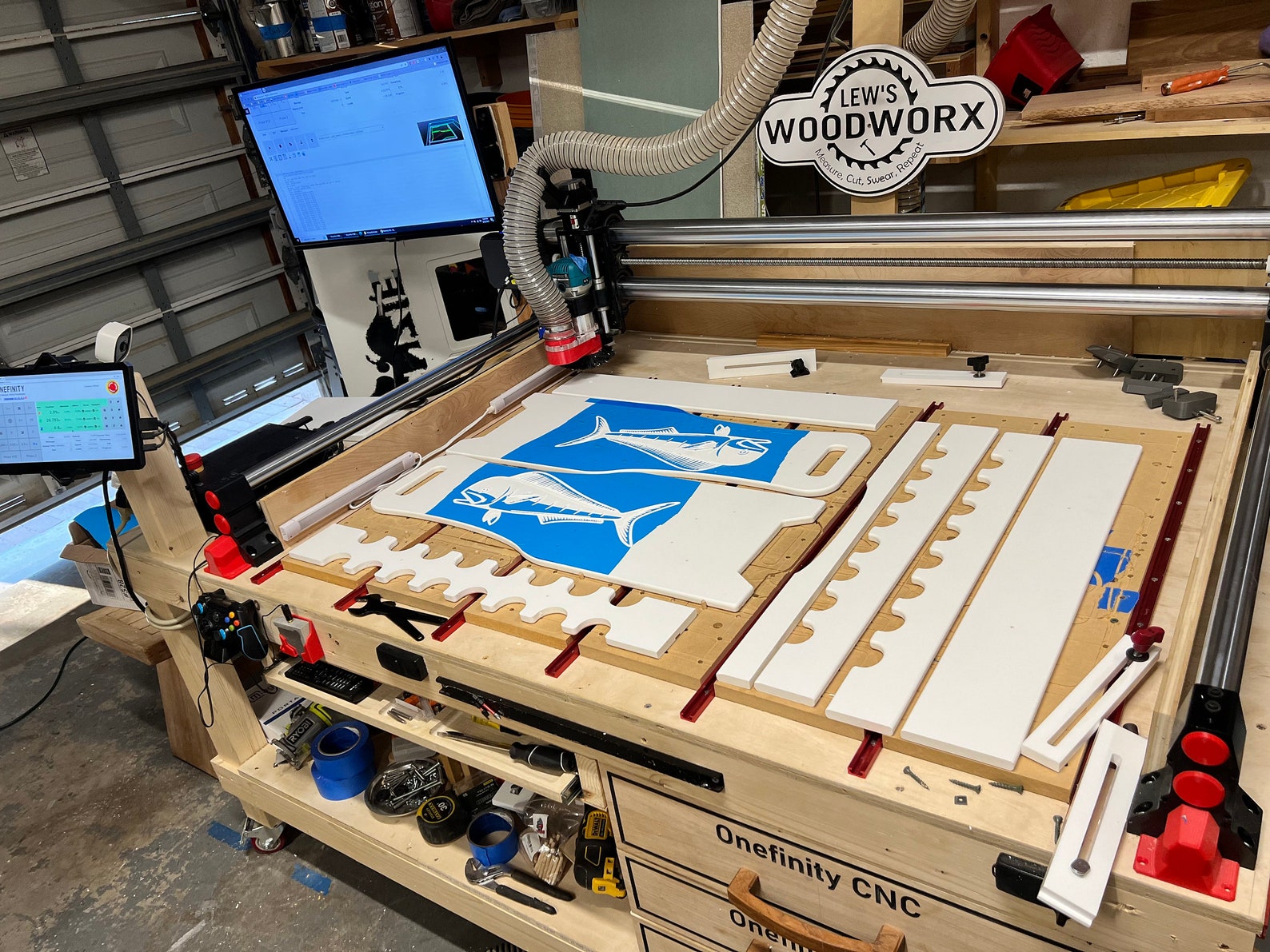 Fishing Rod Holder SVG, DXF and CRV Files for Cnc Using Vectric Vcarve ...