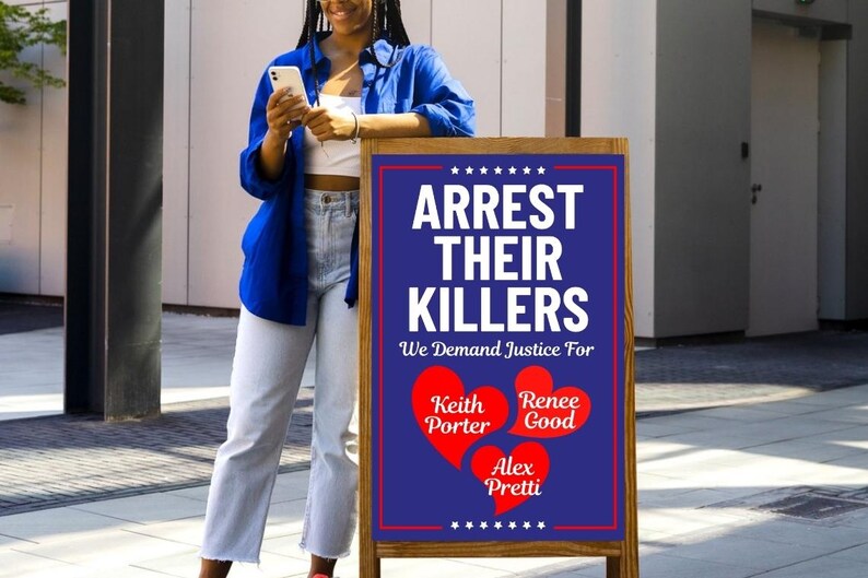 ANTI Fascism Protest Sign Printable (digital Download), Arrest Their ...
