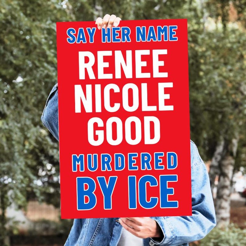 No Ice Protest Signs - Etsy