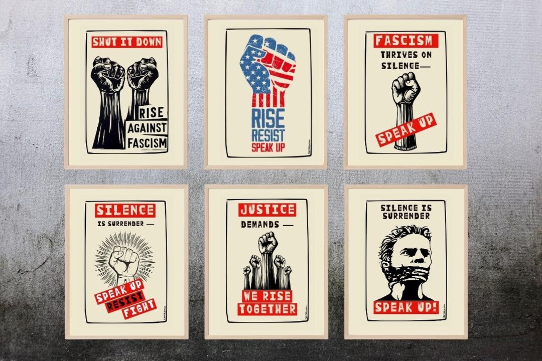 No Kings Boycott MAY 1st 2026, Set of 6 Printable Protests, Anti ...