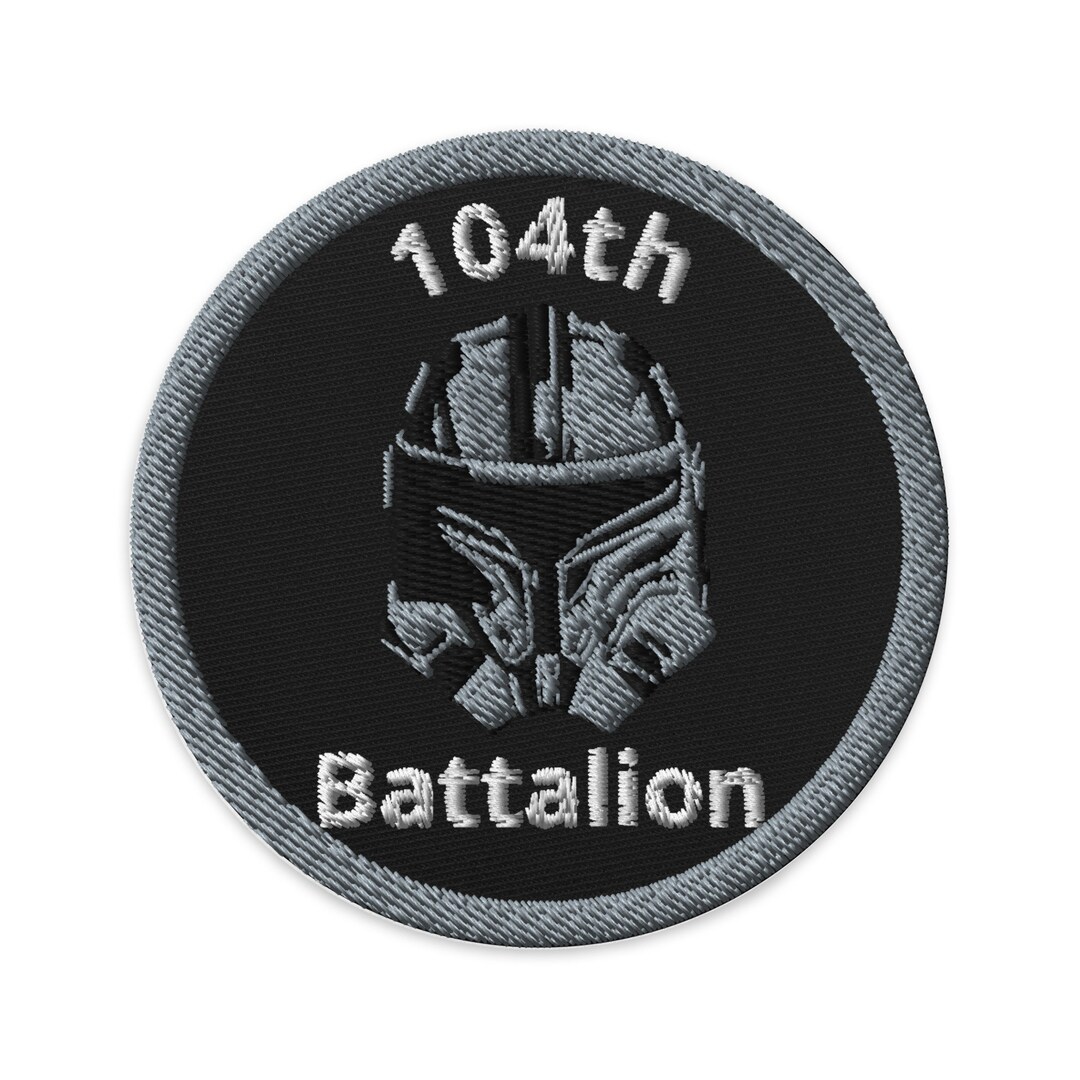 104th Battalion Embroidered Patch - Etsy
