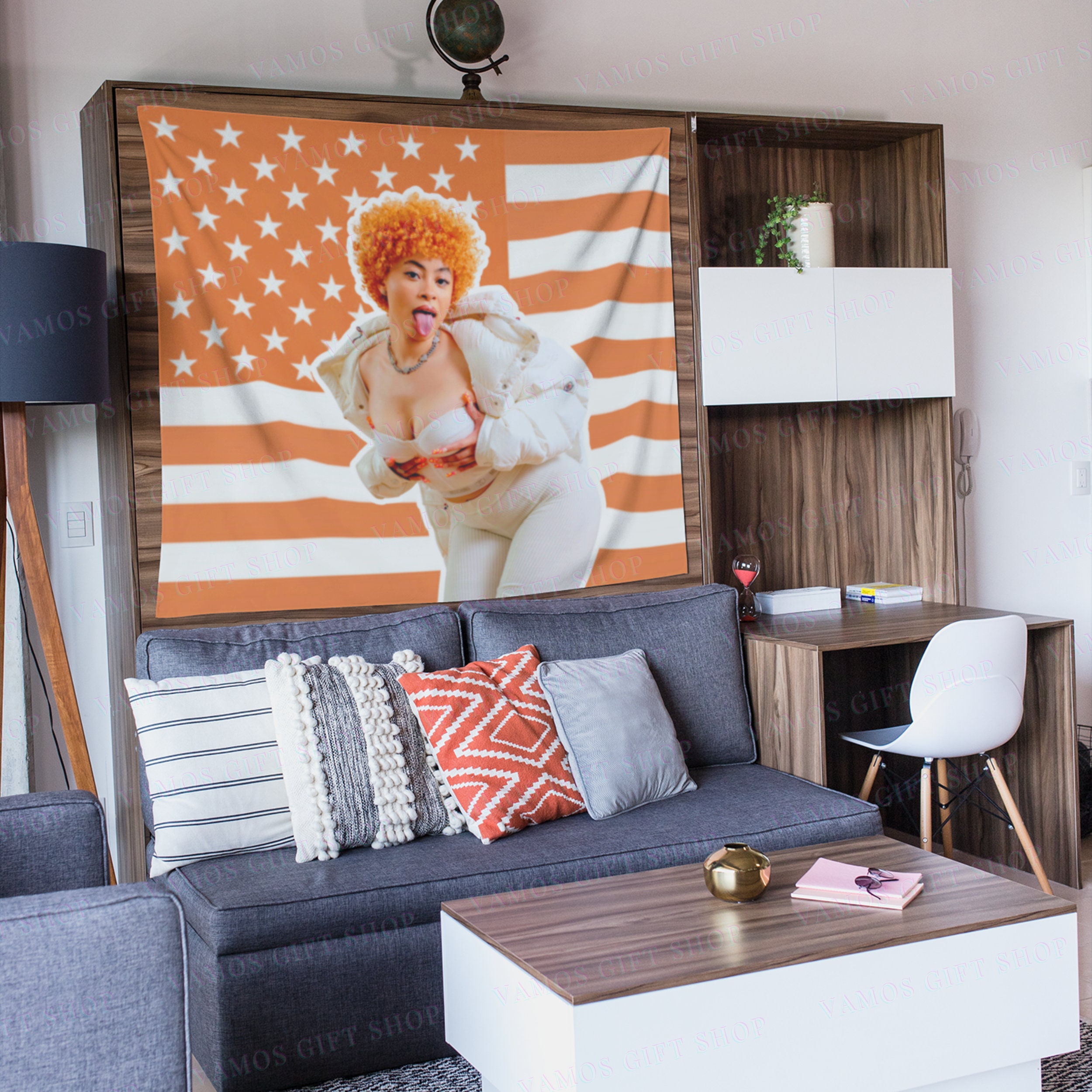 Ice Spice Flag Banner, Ice Spice American Flag Tapestry sold by Iryna ...