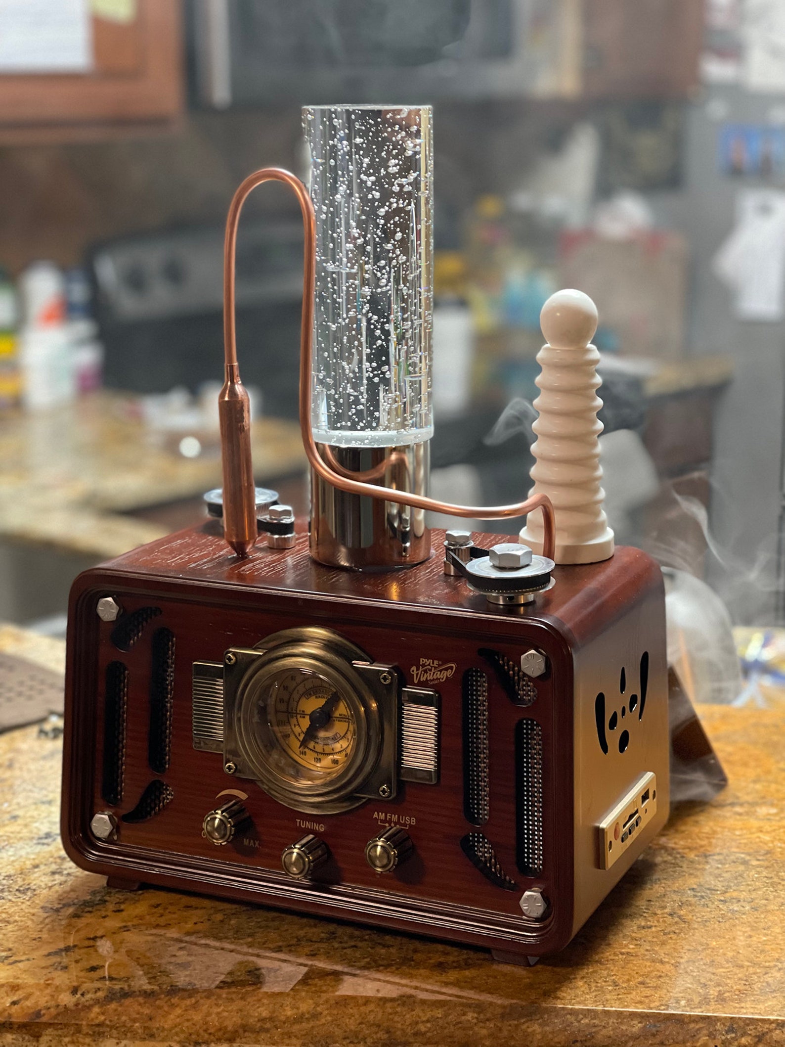 Steampunk Radio & Light - Etsy