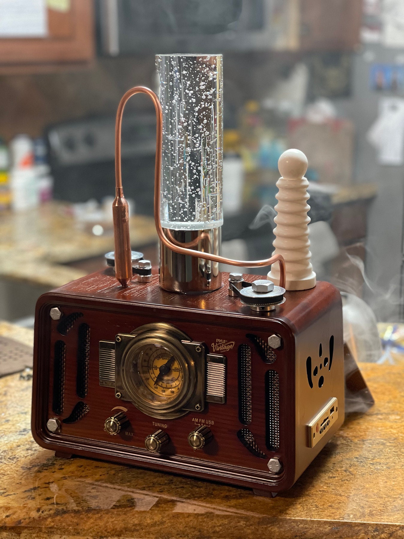 Steampunk Radio & Light - Etsy