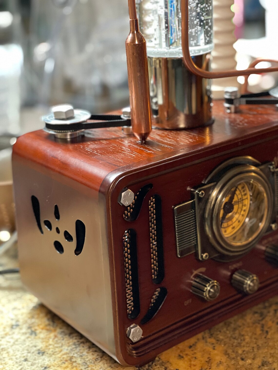 Steampunk Radio & Light - Etsy
