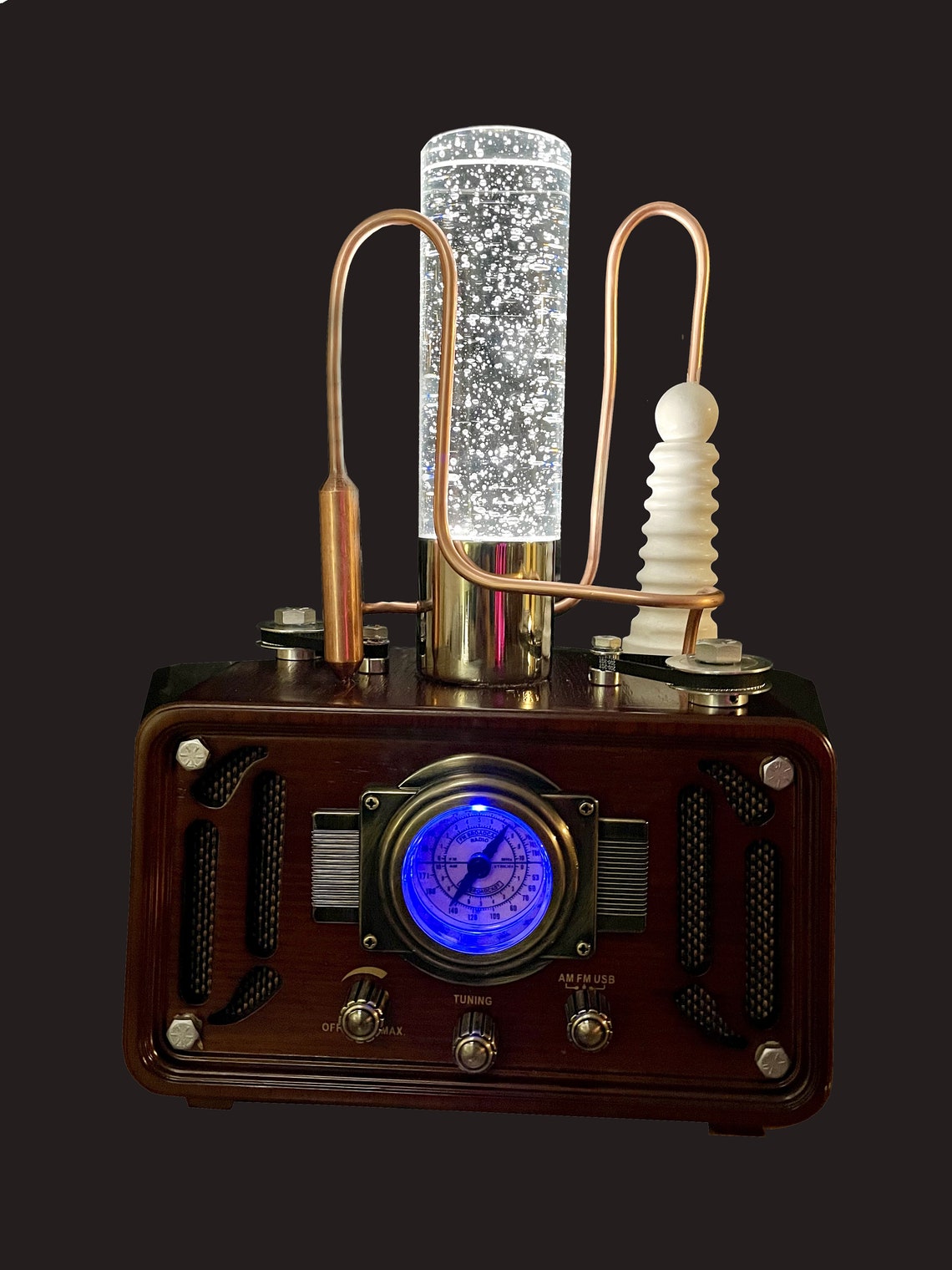 Steampunk Radio & Light - Etsy
