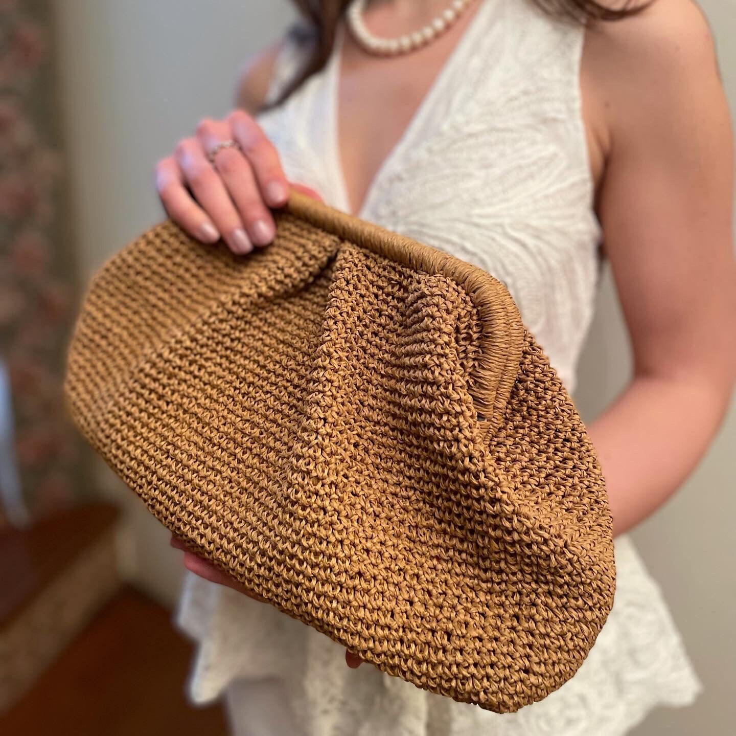 Clutches and Evening Bag, Metallic Raffia Bag, Raffia Clutch, Raffia ...