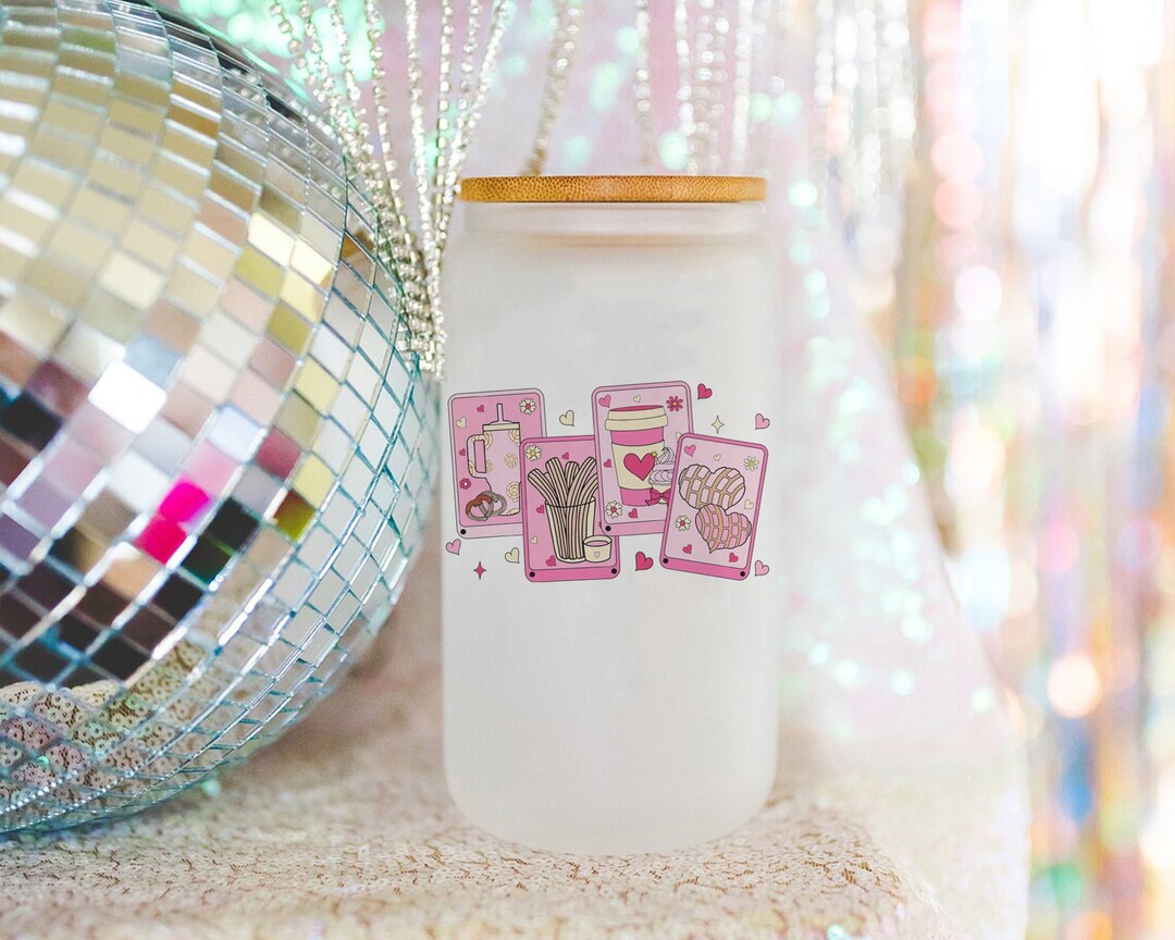 Personalized Valentine's Day Delight: 16oz Libbey Glass With Custom ...