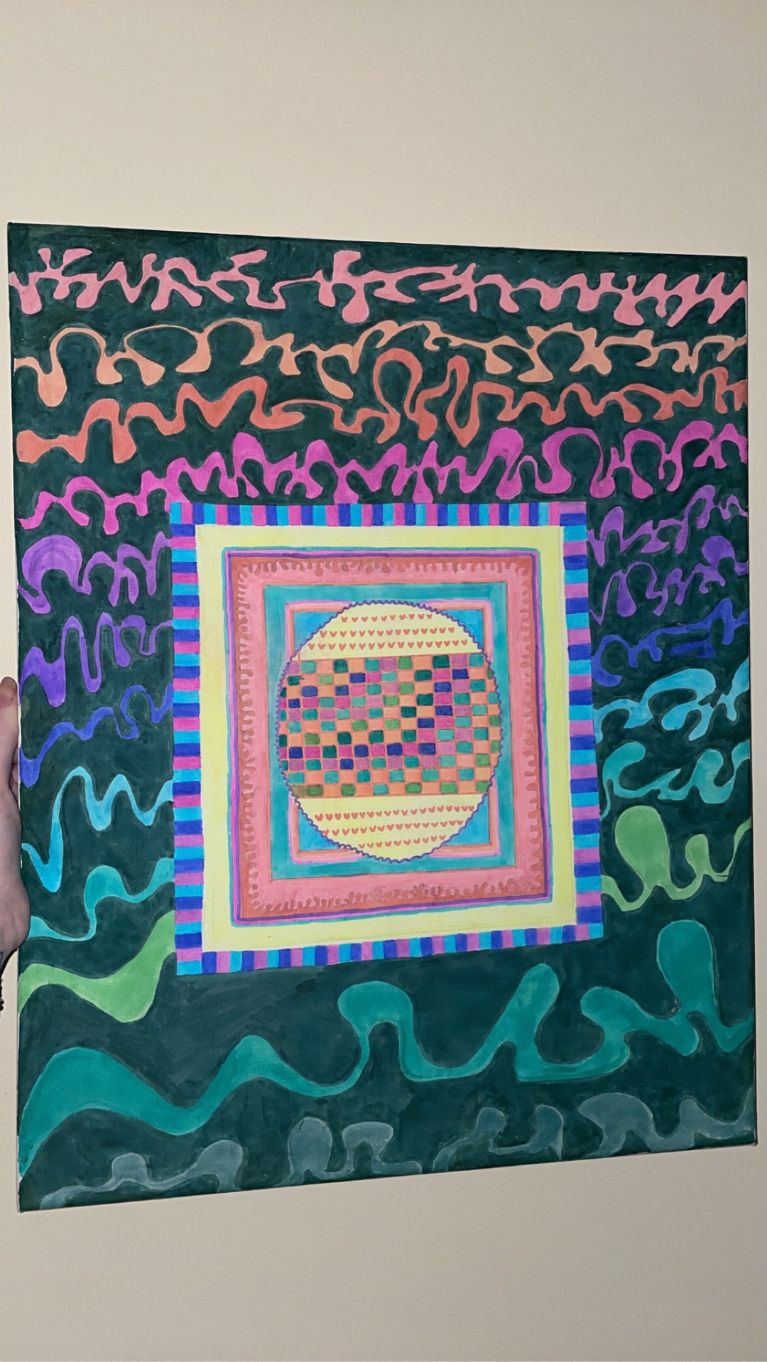 Psychedelic Zentangle Art - Etsy