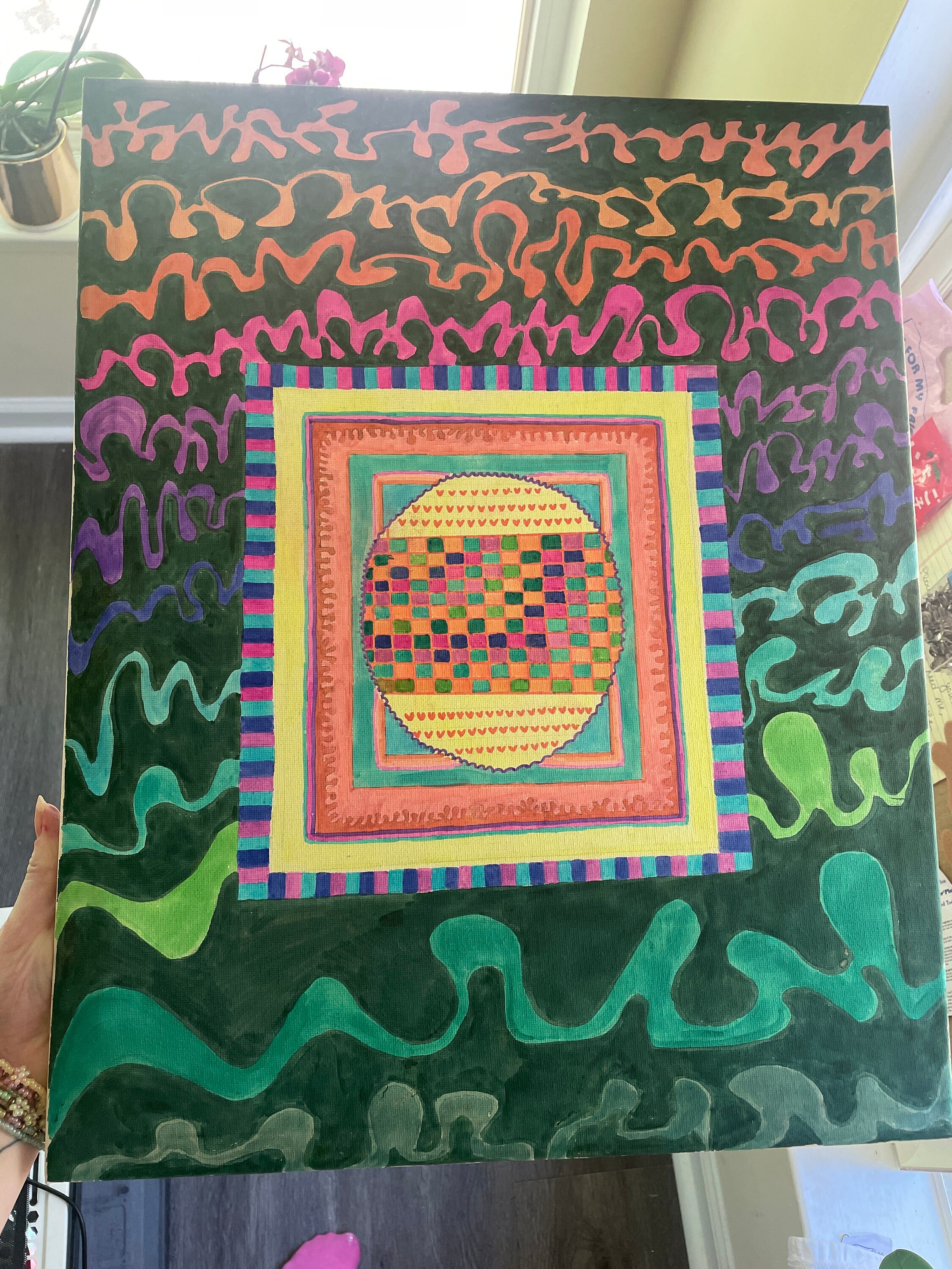 Psychedelic Zentangle Art - Etsy