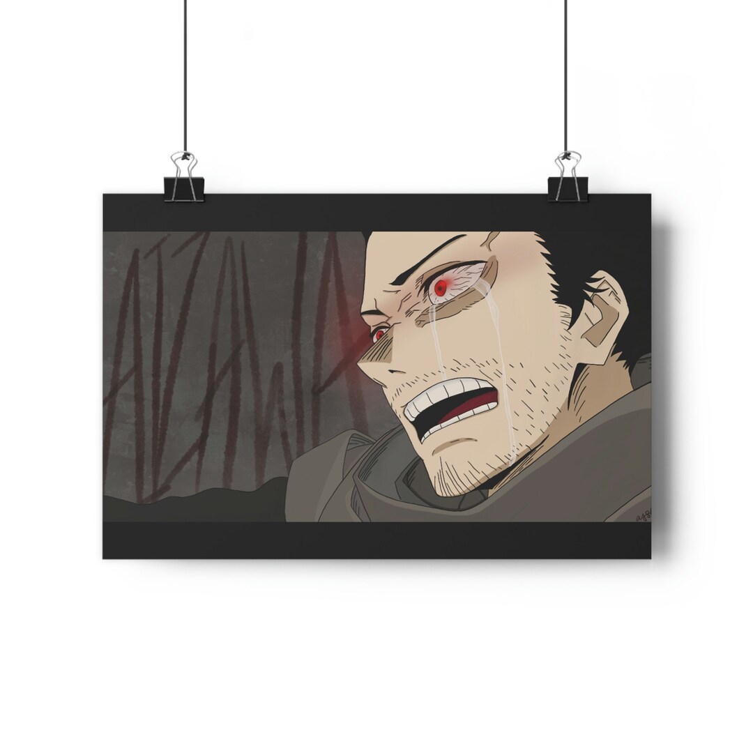 MHA My Hero Academia Inspired Art Print Mr. Aizawa Crying - Etsy