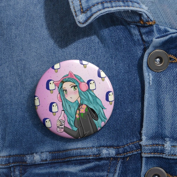 Cute Anime Buttons - Etsy
