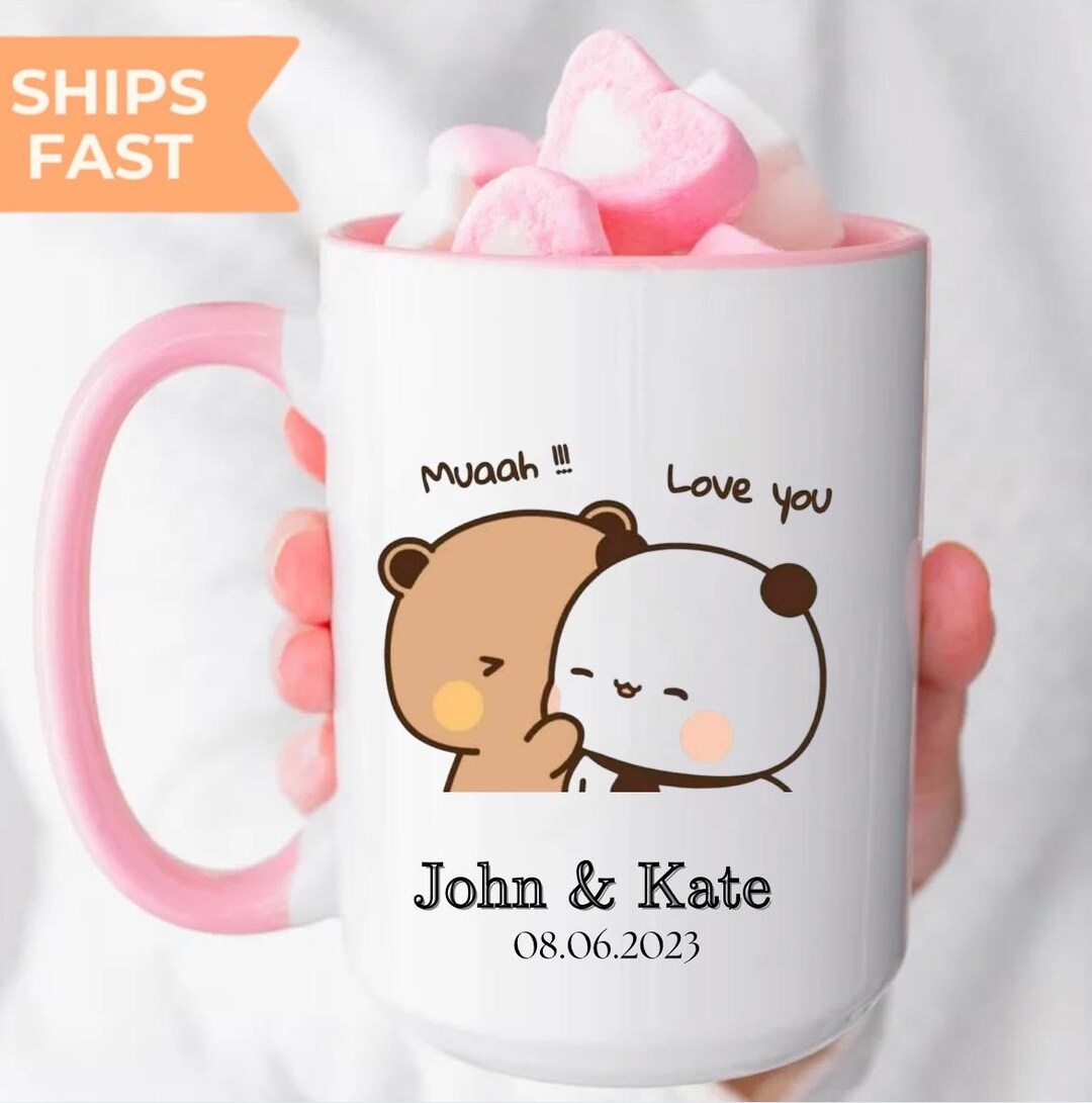 Custom Bubu & Dudu Coffee Mug Perfect Valentines Gift for Her, First ...