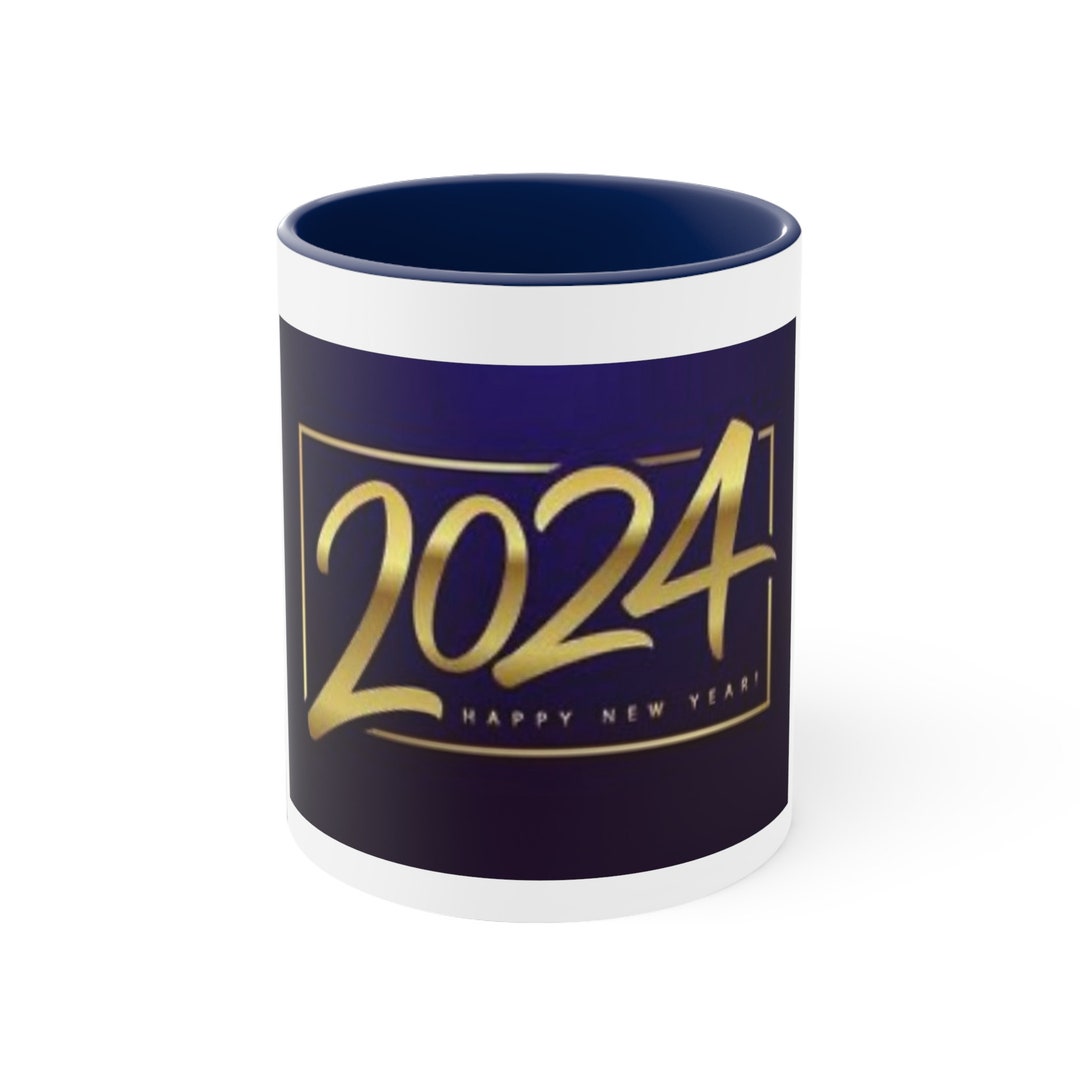 2024 Happy New Year Ceramic Coffee Mug Celebrate the New Year in Style ...