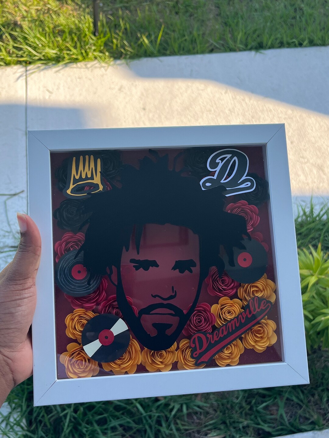 J.cole Wall Art Dreamville Wall Art Fan Art Artists Inspired Wall Decor ...