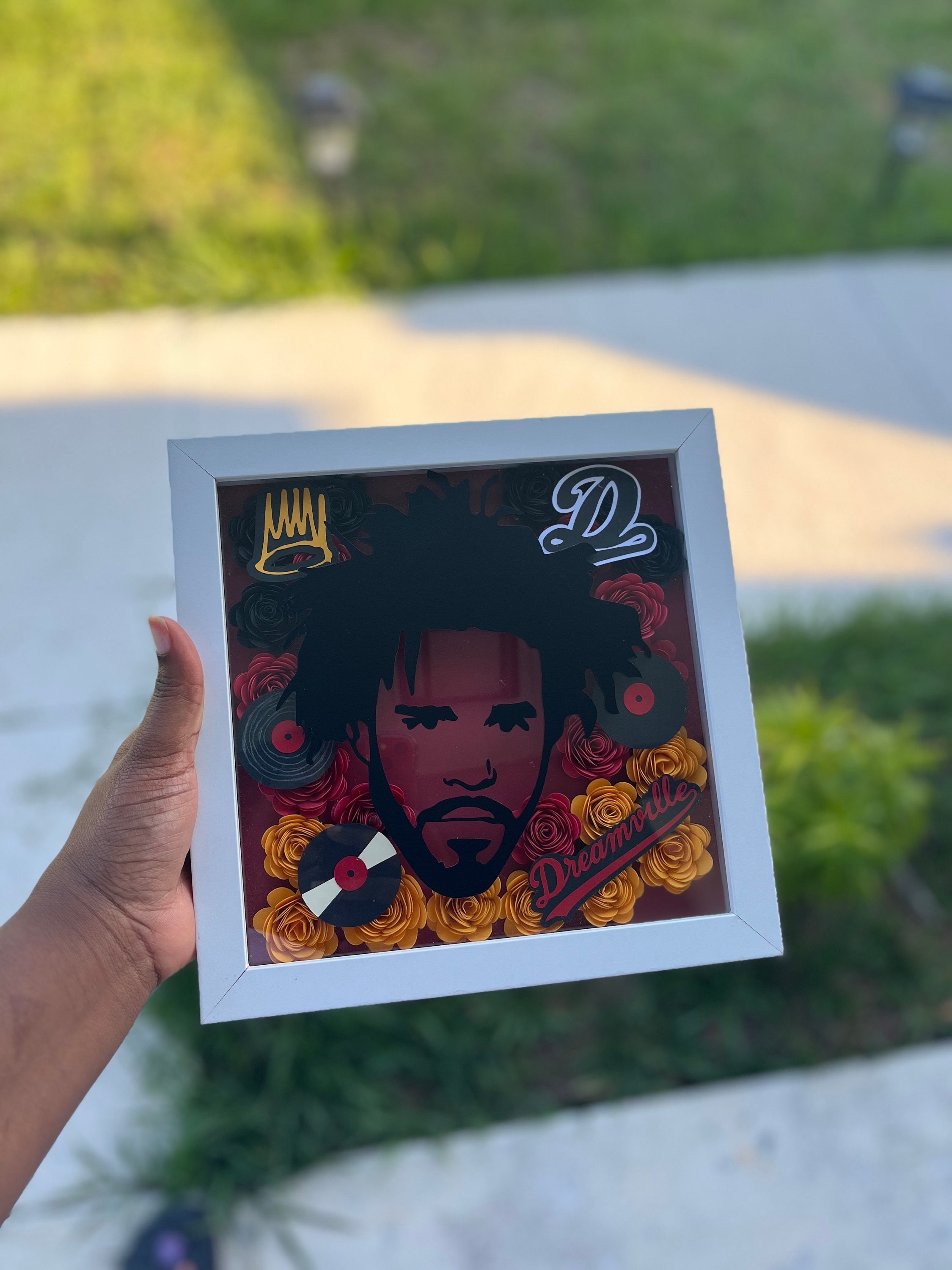 J.cole Wall Art Dreamville Wall Art Fan Art Artists Inspired Wall Decor ...