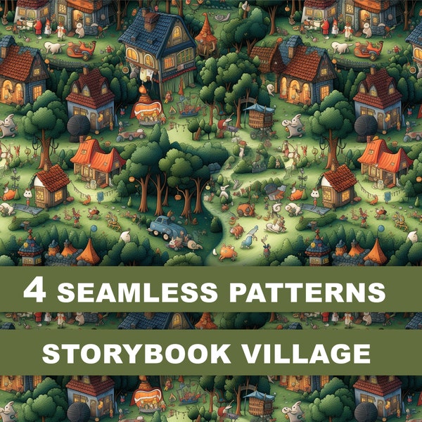 Storybook Wallpaper - Etsy