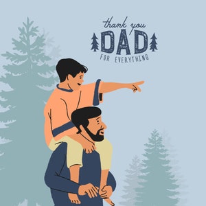 5 Editable Father's Day Card Digital, Super Dad Card , Editable in ...