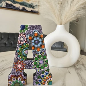 Decorative Letter A Finished With Resin, for Table or Wall. Handmade ...