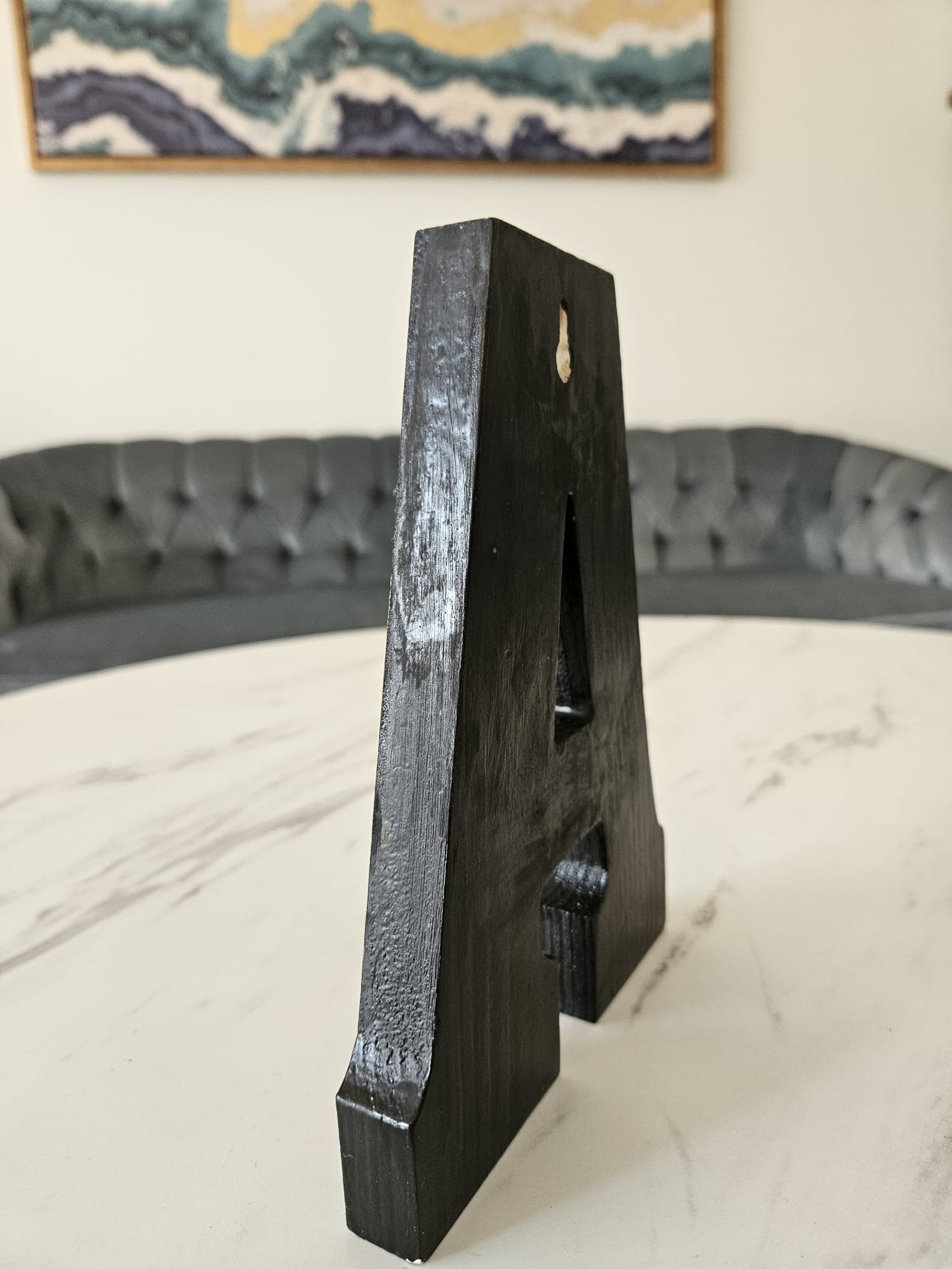 Decorative Letter A Finished With Resin, for Table or Wall. Handmade ...