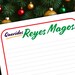 Printable Carta a Los Tres Reyes Magos / Letter to the Three Wise Men ...