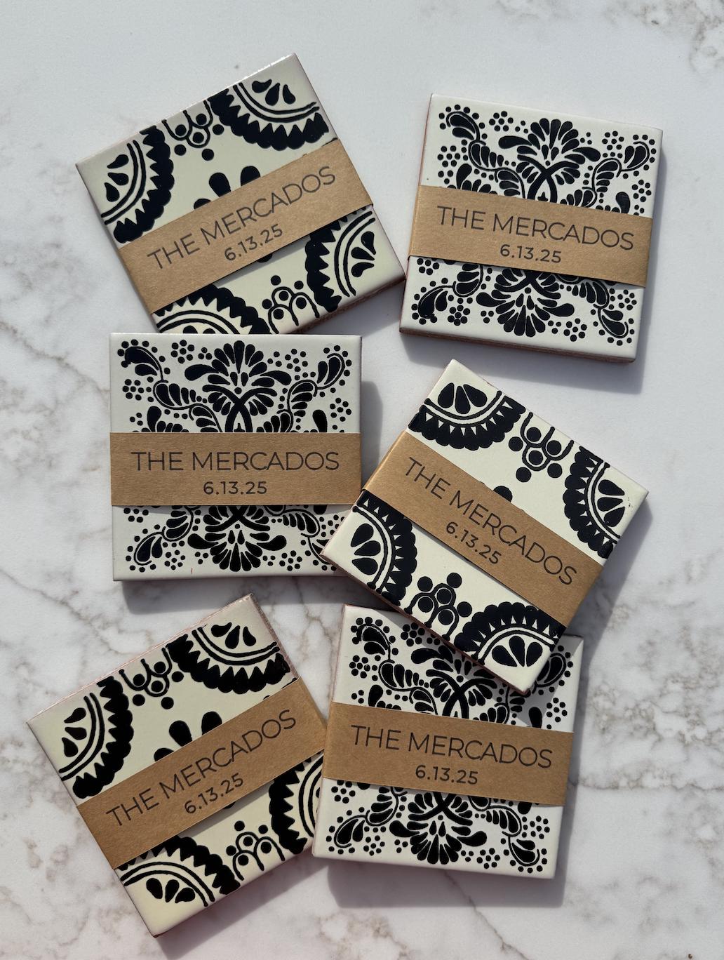 Personalized Spanish Coaster Wedding Favor - Etsy