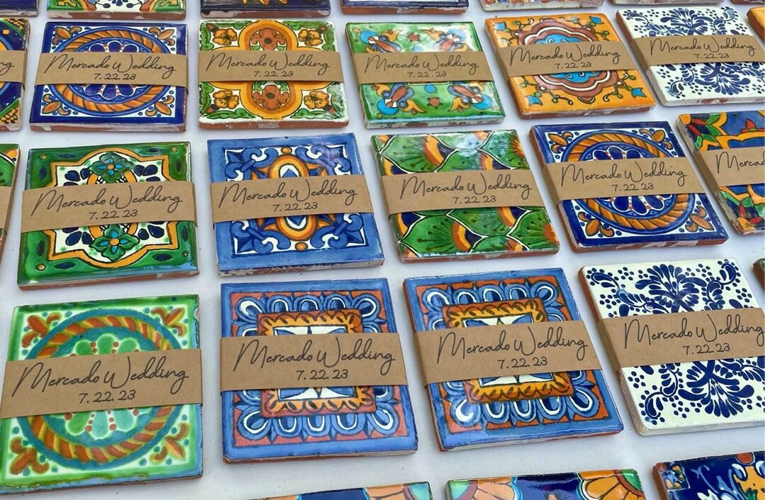 Personalized Spanish Coaster Wedding Favor - Etsy