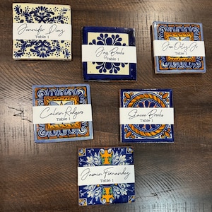Personalized Spanish Coaster Wedding Favor - Etsy