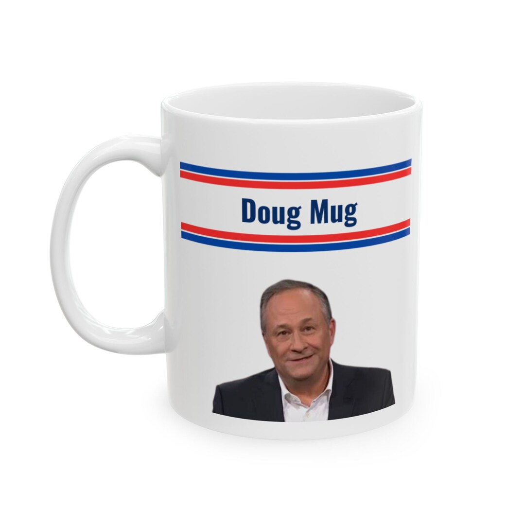 Doug Mug Doug Emhoff Mug 2024 Election, Kamala Harris Funny Democrat ...