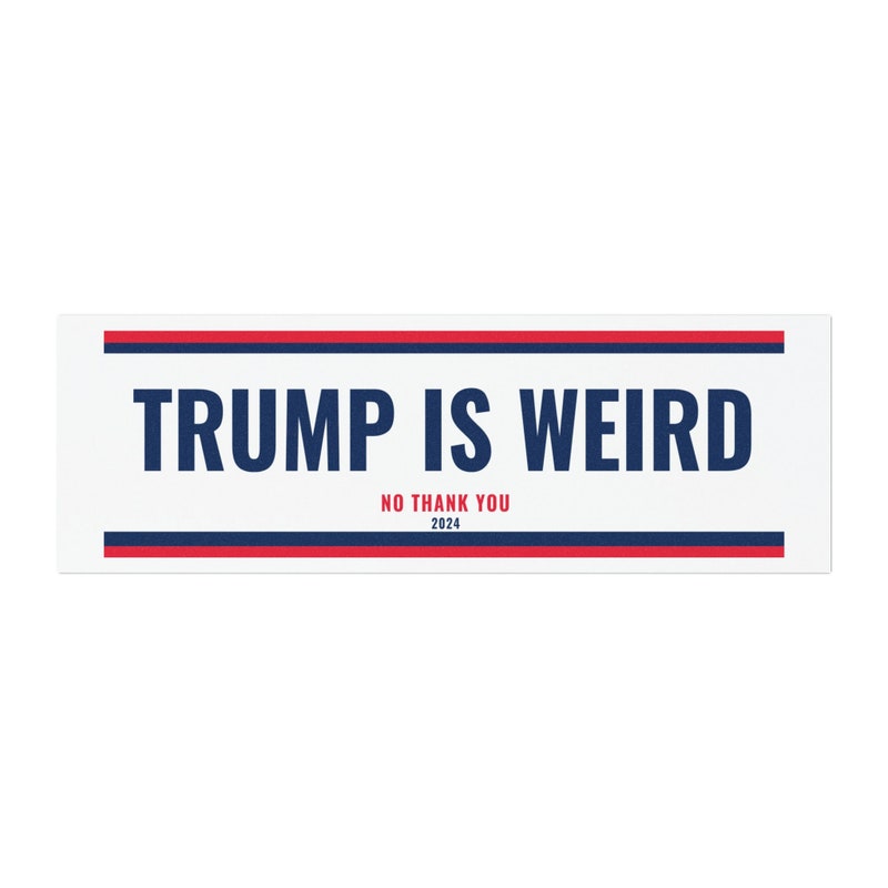 Anti Trump Bumper Sticker - Etsy