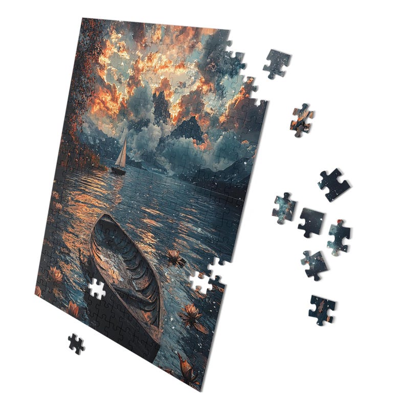 Serene Landscape Jigsaw Puzzle With Tin, Perfect Gift for Puzzle Lovers ...