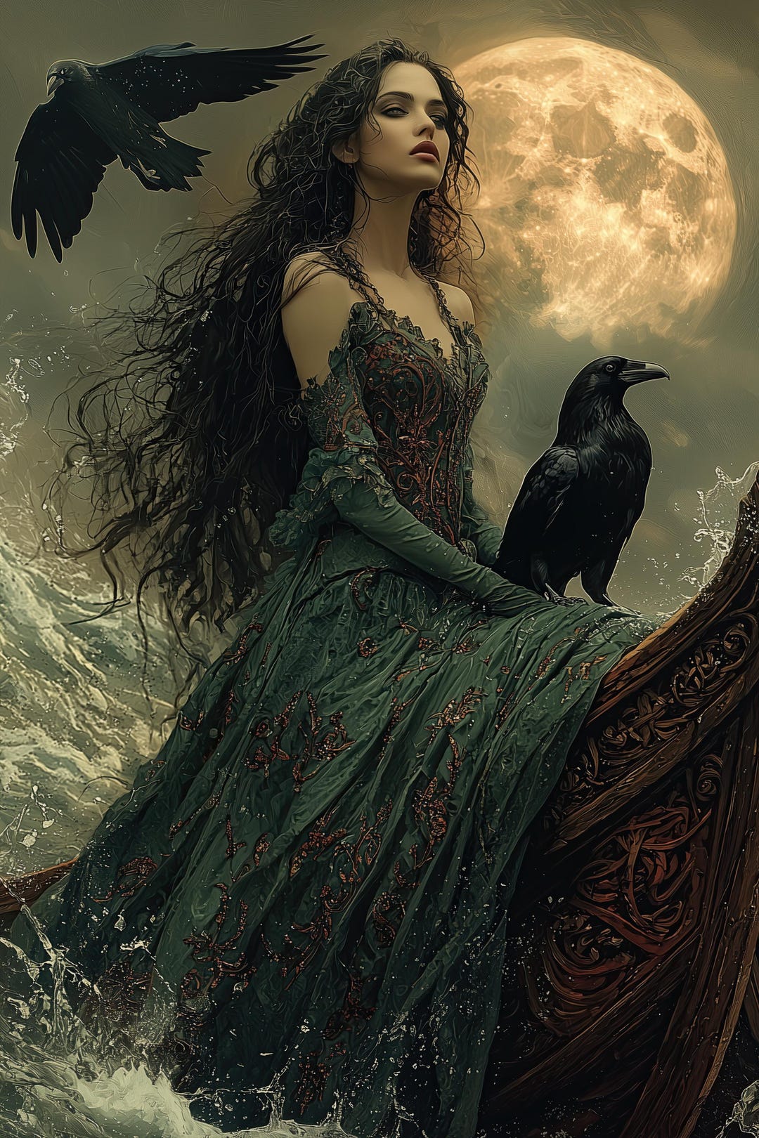 Mystical Raven Jigsaw Puzzle With Tin, Enchanting Home Decor, Family ...