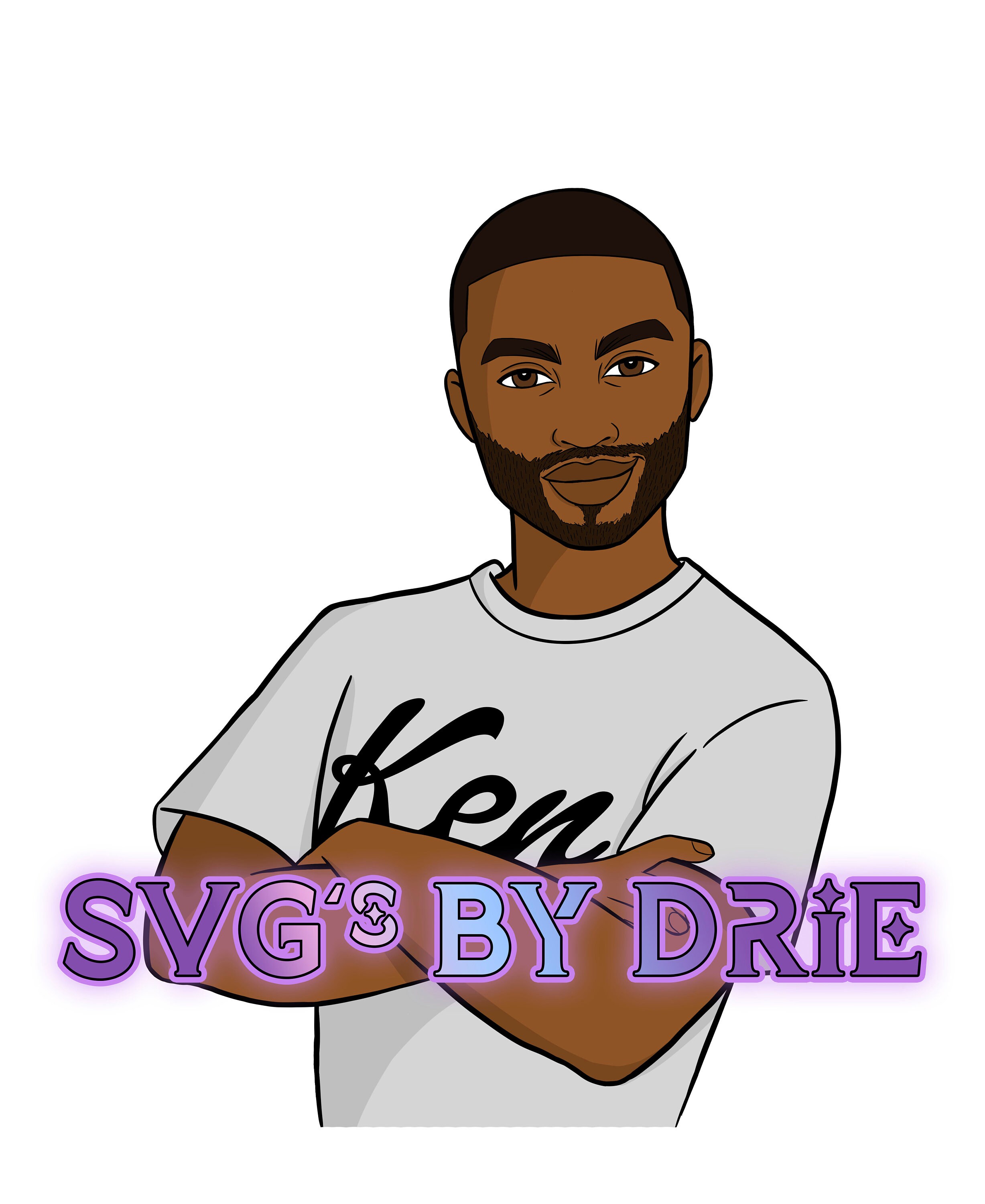 Black Ken PNG Transparent Background PERSONAL USE - Etsy Canada