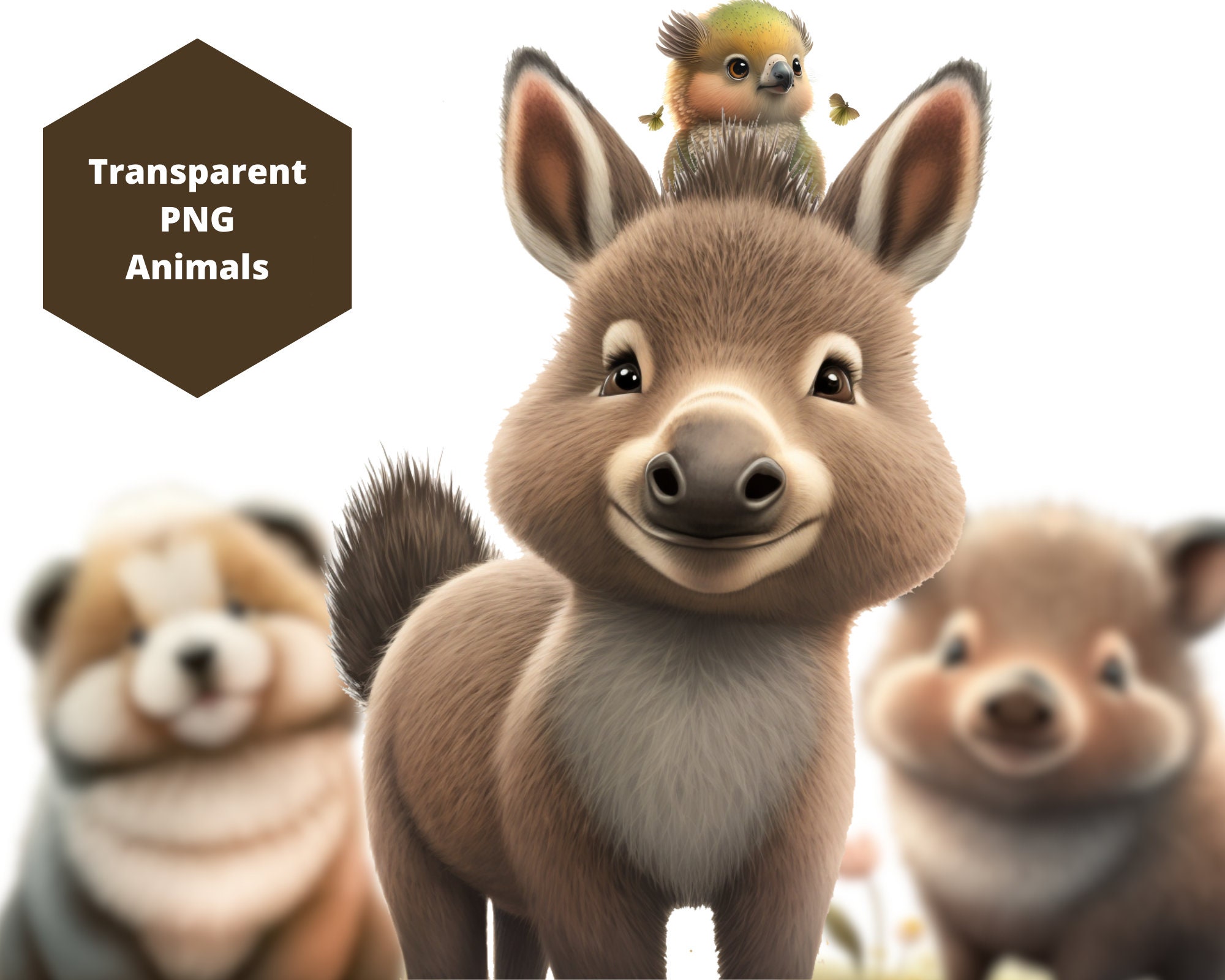 25 Animals Watercolor Clipart for Commercial Use, Digital PNG Files - Etsy