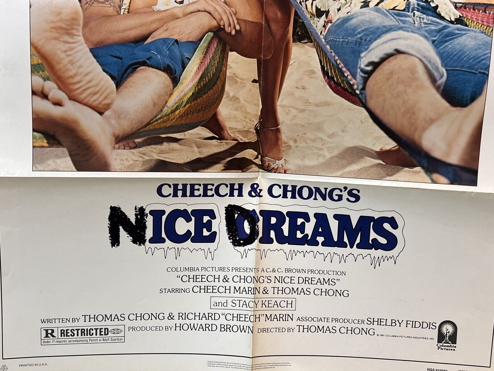 1981 nice Dreams Cheech & Chong ORIGINAL MOVIE POSTER 27 X - Etsy